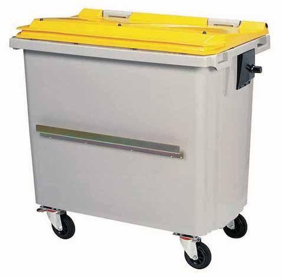 Rossignol Korok grijze polyethyleen afvalcontainer in 2 verschillende ...