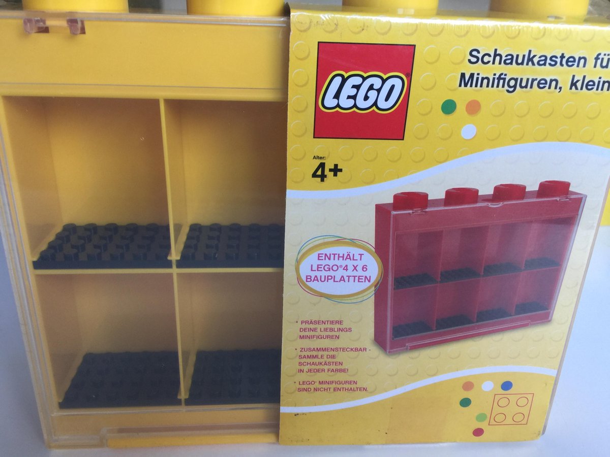 Lego opbergbox 16 vakjes voor lego minifiguren | bol.com