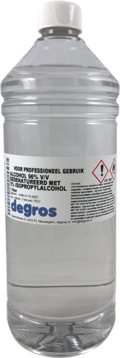 Alcohol 96% 1 liter | bol.com