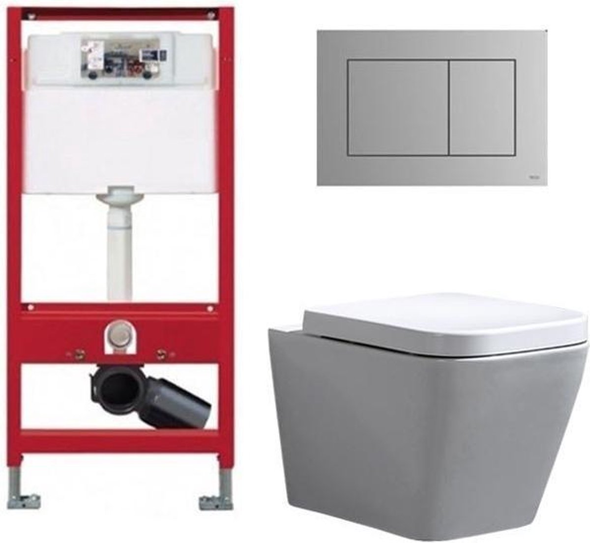 Tece Set de toilette - WC encastrable WC suspendu WC suspendu ...