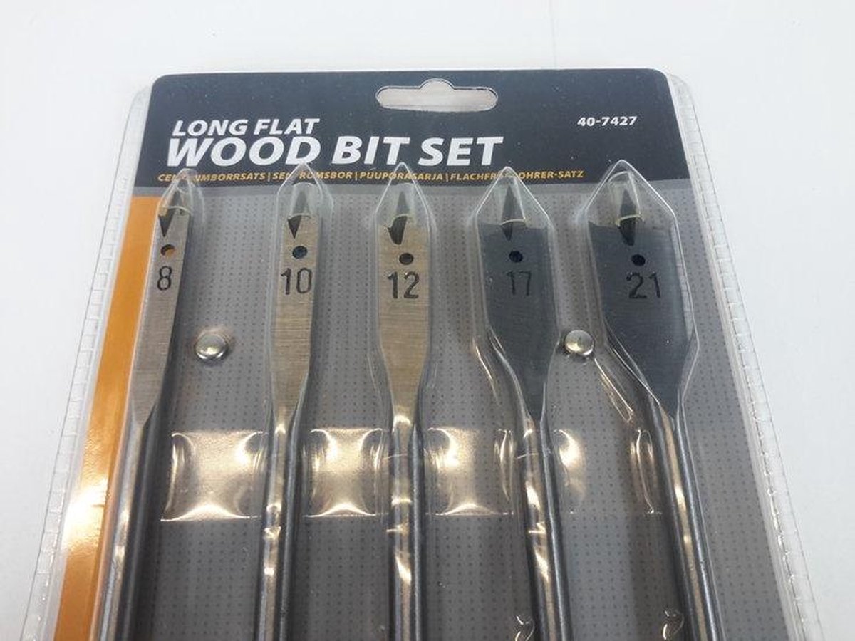 Speedboor set Extra Lang, 40 cm, houtboor. | bol.com