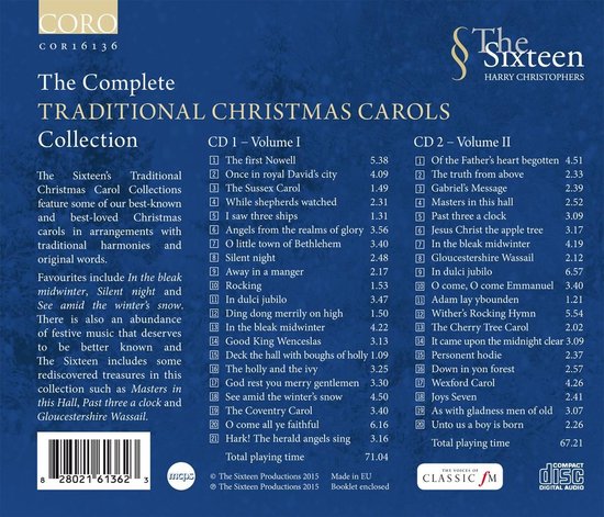 The Sixteen, Harry Christophers - The Complete Traditional Christmas (2 CD), Harry... | bol