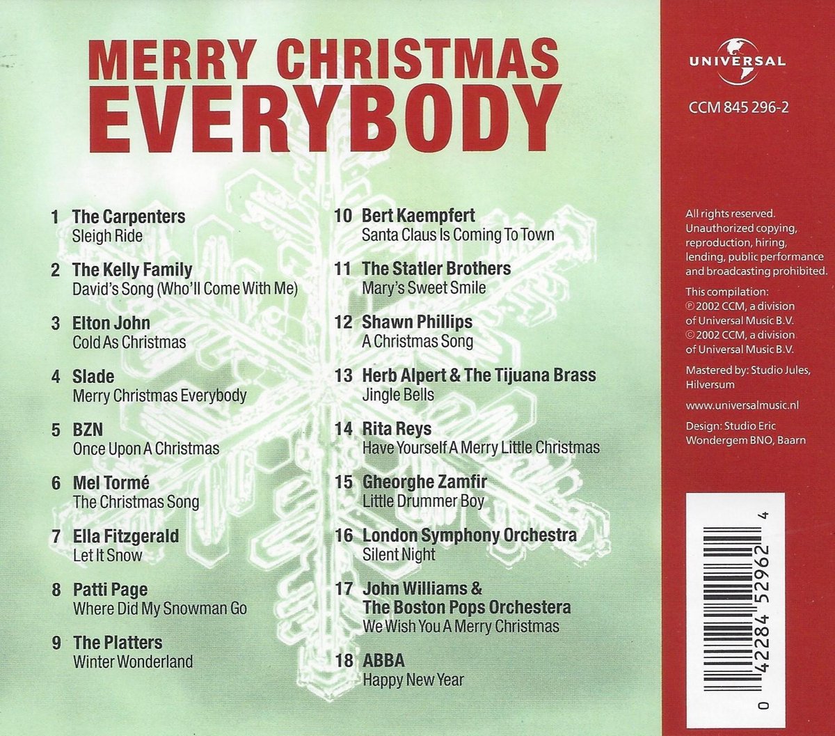 Merry Christmas Everybody, various artists | CD (album) | Muziek | bol.com