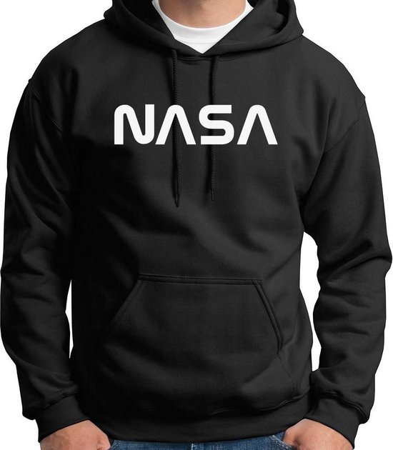 Hoodie sweater | Official NASA logo white | Maat Medium | bol.com