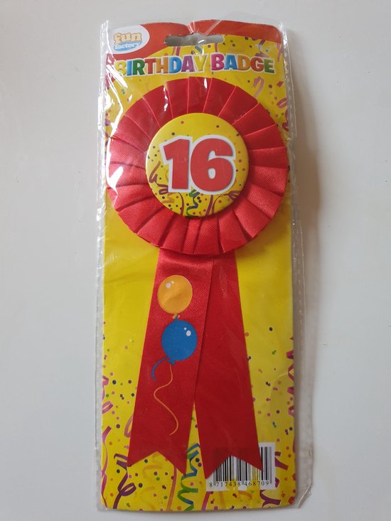 Sweet 16 badge | bol.com