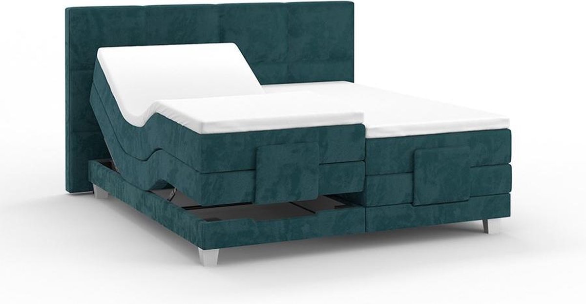 Karlsson boxspring Solid Trend verstelbaar met gestoffeerd matras - 180 ...