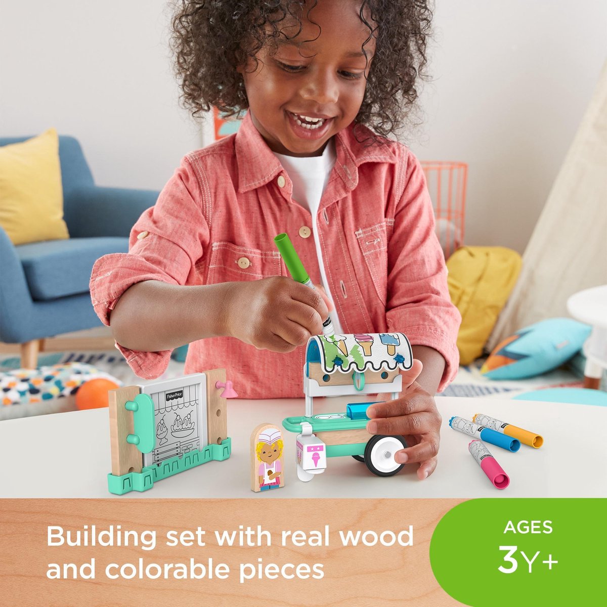 bol.com | Fisher Price Wonder Makers Kleurrijke Ijsjeskraam