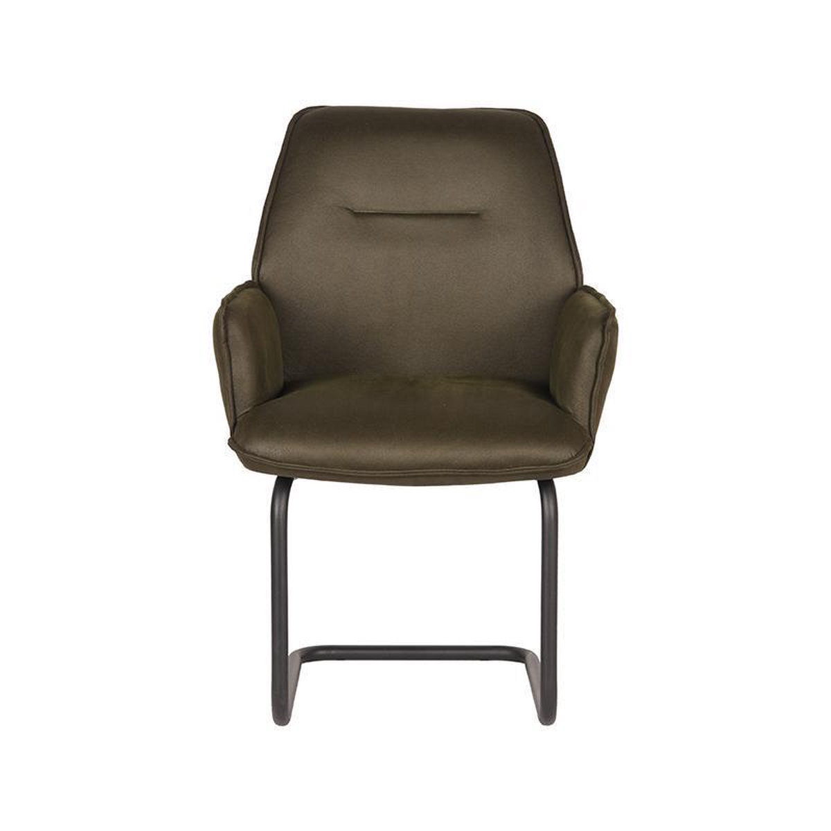 LABEL51 Boet Eetkamerstoel - Groen - Stof | bol.com