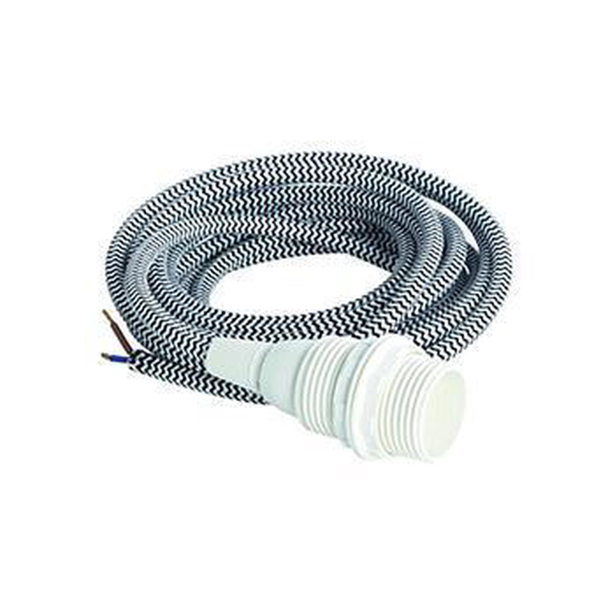 Pendel Snoer met fitting - E14 - Wit / Zwart - House Doctor | bol.com