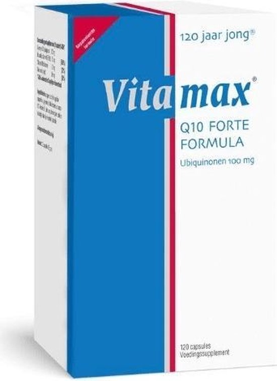 Vitamax Q10 Forte Formula - 120 capsules - Q10 preparaat | bol