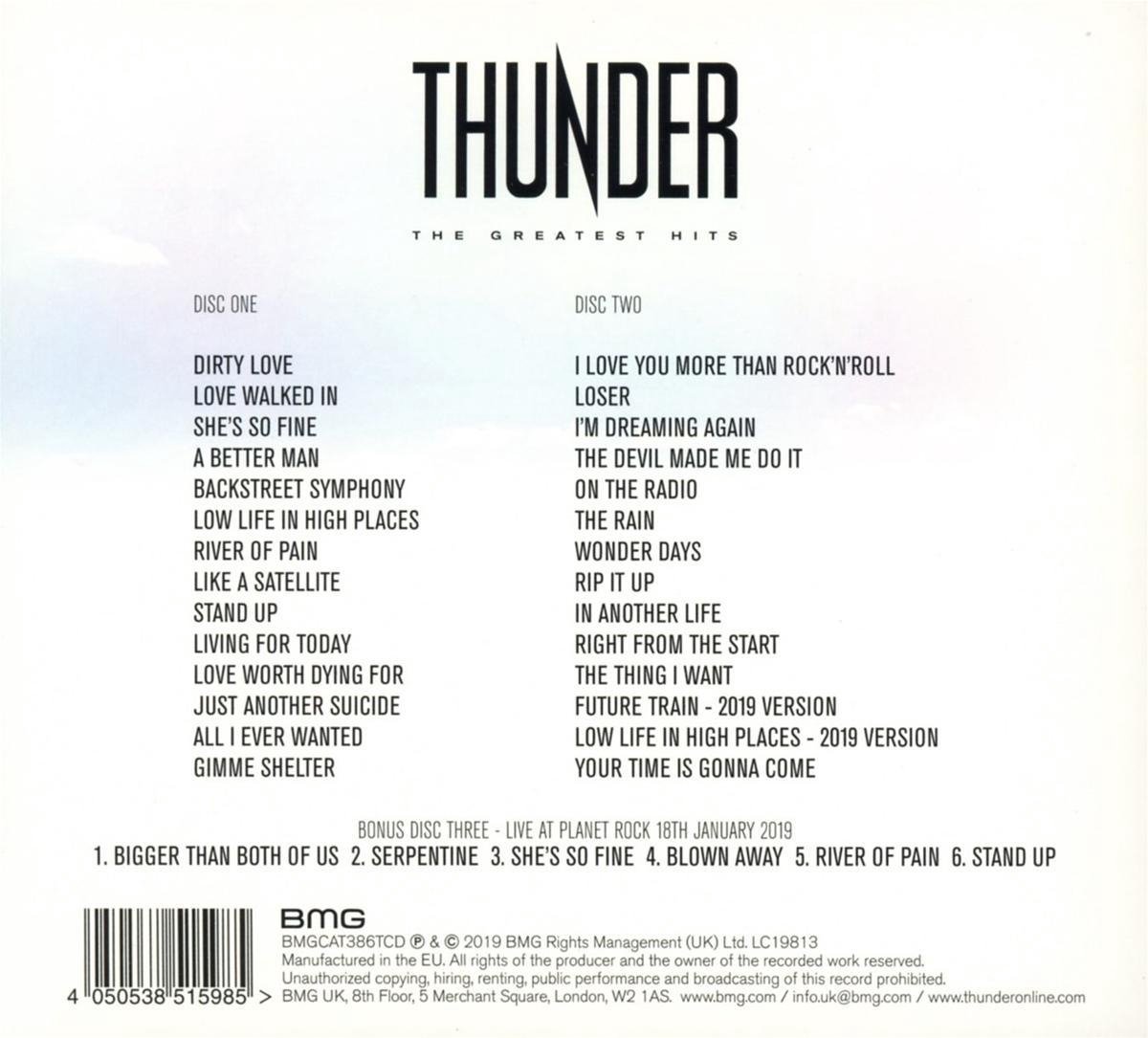 Greatest Hits, Thunder | CD (album) | Musique | bol.com