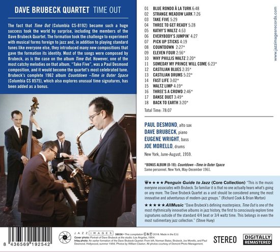 Time Out / Countdown - Time In Outer Space, The Dave Brubeck Quartet ...