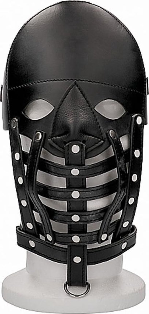 Pain - Leather Male Mask - Zwart | bol.com