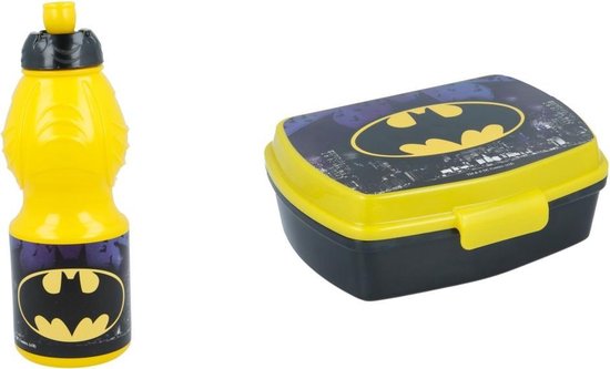 Batman lunchbox / broodtrommel en drinkbeker. | bol.com