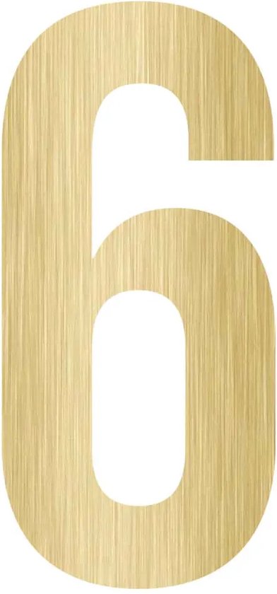 MDF Cijfer 6, creatief, knutselen, deco, 1 stuk, 6mm mdf 37cm | bol