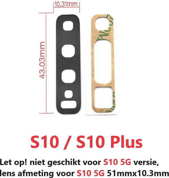 Samsung Galaxy S10 - S10 Plus Camera Lens | bol