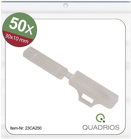 Quadrios 23CA250 23CA250 Kabelmarkering Montagemethode: Kabelbinder ...
