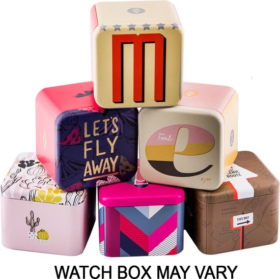 Fossil Neutra ES5278 Horloge - Leer - Bruin - Ø 36 mm | bol