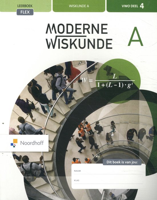 Moderne Wiskunde vwo deel 4 a Leerboek | 9789001891992 | Jeroen van den ...