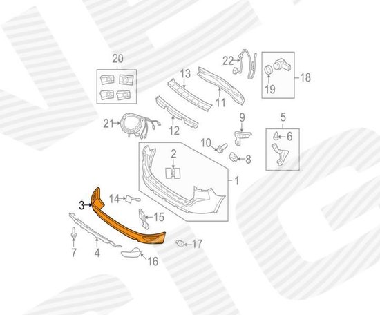 BUMPER SPOILER VOOR VOLVO XC60 2008-2013 31294291 | bol