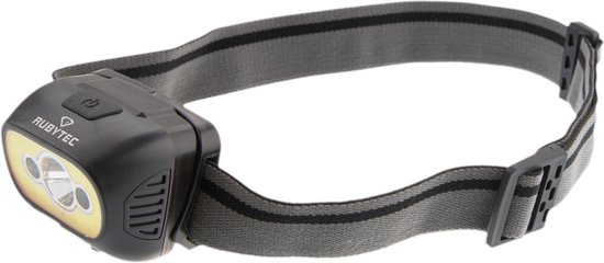 Rubytec Hoofdlamp - Bewegingssensor - Oplaadbaar - 3 lichtstanden - 350 ...