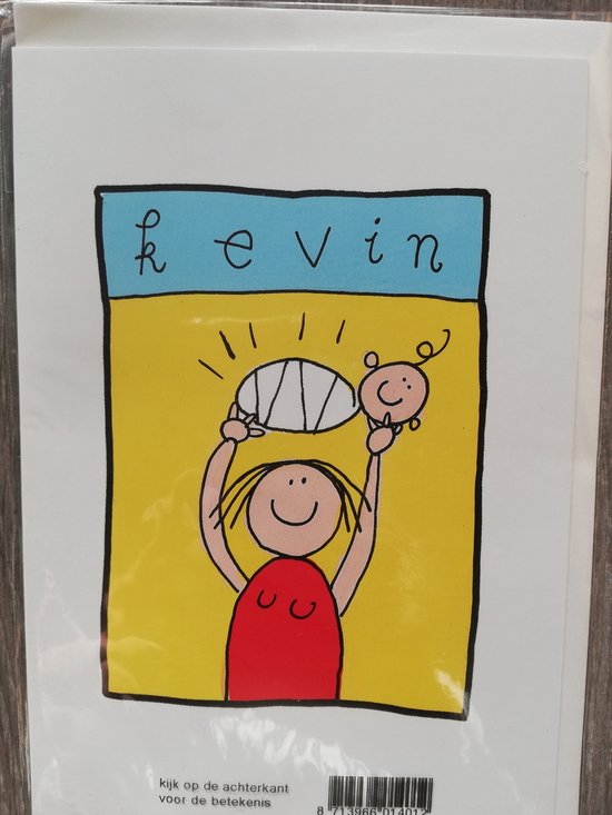 Wenskaart met naam Kevin | bol