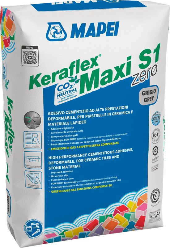 Mapei Keraflex Maxi S1 Lijm Zero 25 kg | bol