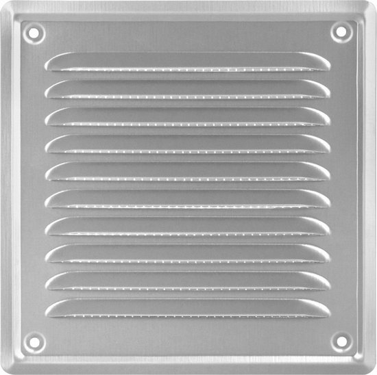 Ventilatierooster RVS - Vierkant Luchtrooster - Ventilatie Rooster ...