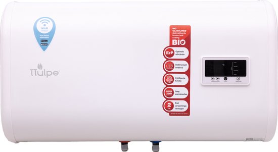 TTulpe Comfort 50-H 50 liter platte boiler horizontaal Wi-Fi | bol