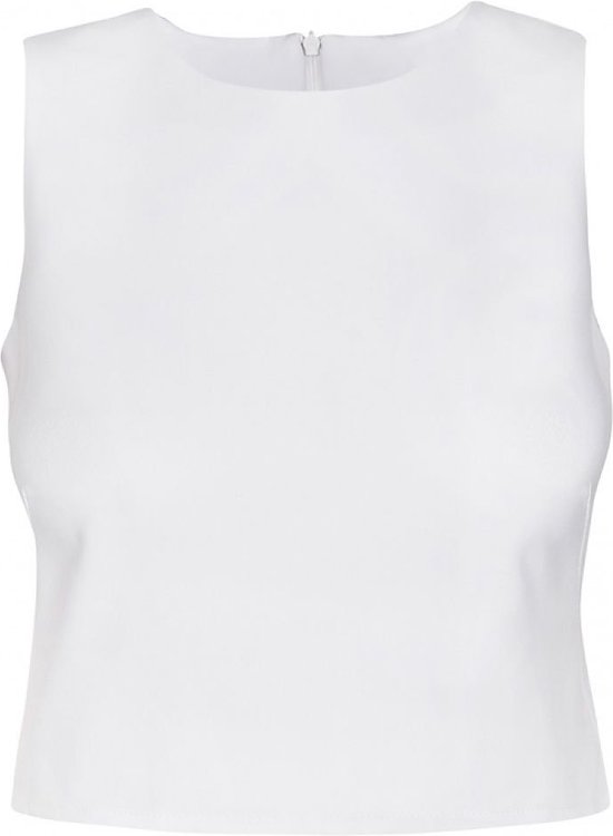 Witte Mouwloze Crop Top | bol