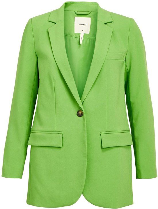 Object Objsigrid L/s Blazer Blazers Dames - Groen - Maat 38 | bol