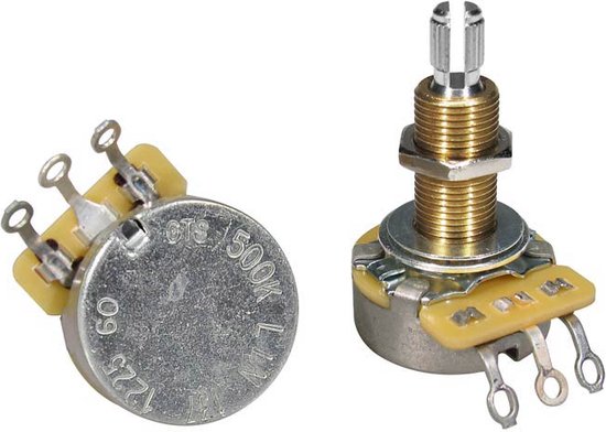 potentiometer 20 pcs bulk pack, 500K long linear potentiometers | bol