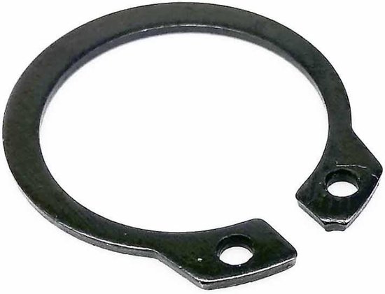 9mm Borgring M9 - Asborggatclip Type C - Zwart - Per 5 stuks | bol