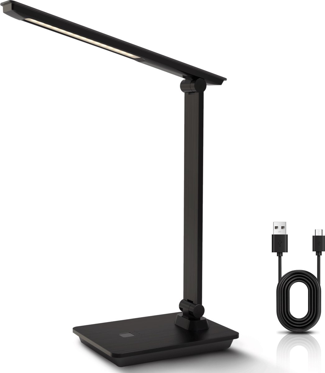 Aigostar 10B9O - Bureaulamp Led Dimbaar - 3 Helderheid - USB oplaadbaar ...