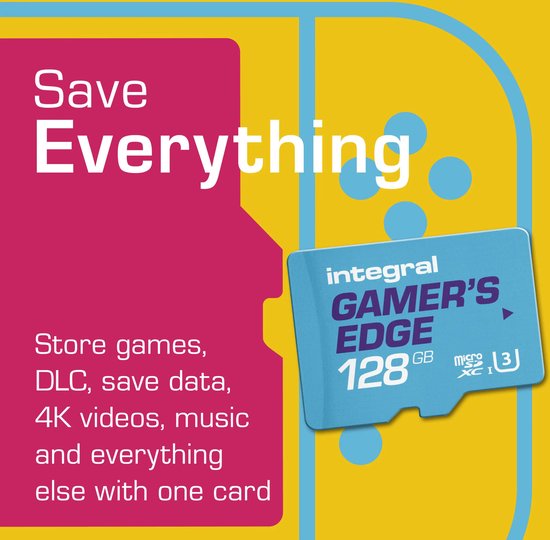 Integral Gamers Edge 128GB Nintendo Switch | bol