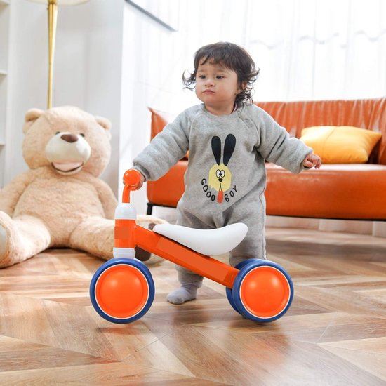 Loopfiets 1 Jaar Met Duwstok | bol
