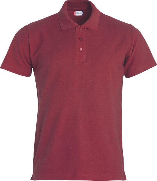 Clique Basic Polo 028230 - Bordeaux - XL | bol