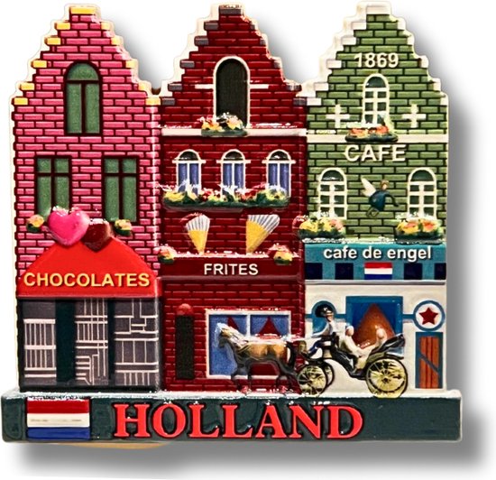 Koelkastmagneten Set: Rotterdam & Holland - Souvenirs - 4 stuks | bol