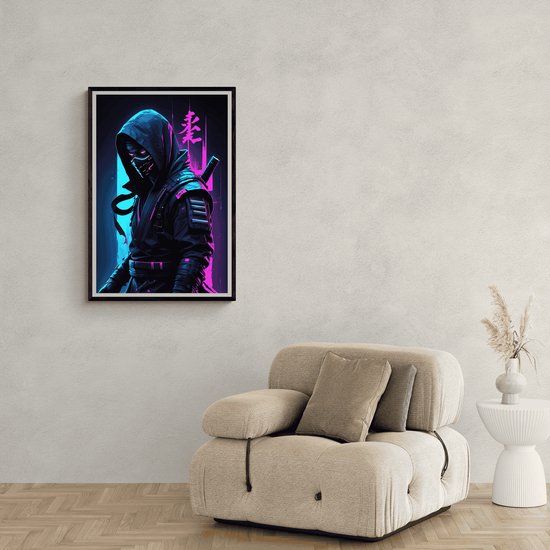 Neon Ninja Poster - Neon - Oosterse - Anime - posters - formaat 60x90cm ...