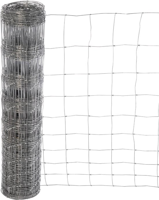 Schapengaas 120cm 15cm 2.40/3.00mm 50m Verzinkt zwaar | bol