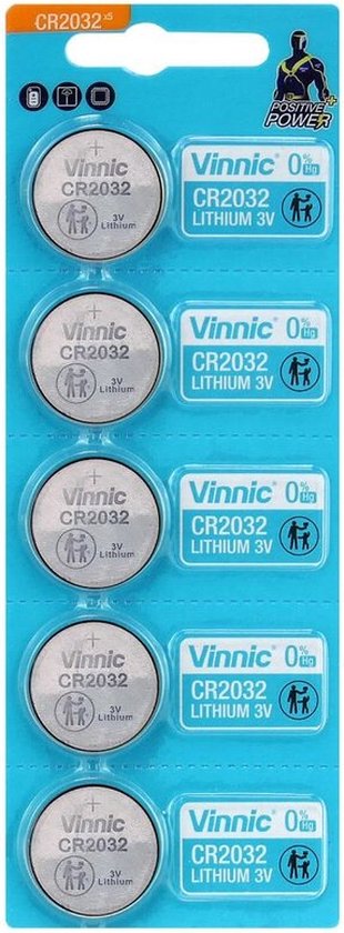 Vinnic CR2032 Lithium Batterijen (5 stuks) 3V | bol