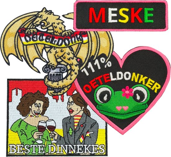 Festivales Oeteldonk Emblemen Meske Pakket - Carnavals Emblemen ...
