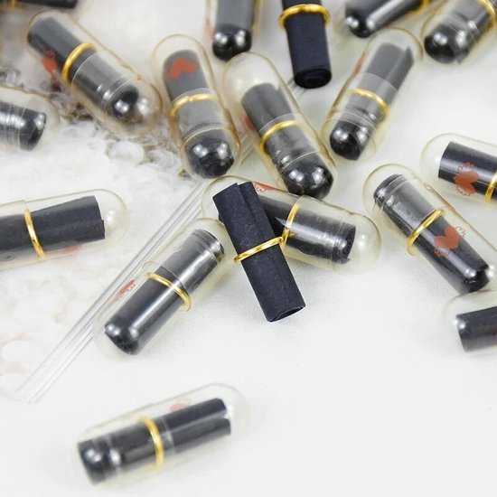 10 Mini-Berichtcapsules Blanco Notities Pil Met Rol Papier Wens Fles ...