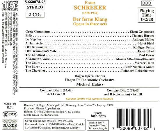 Hagen Opera Chorus, Hagen Philharmonic Orchestra, Michael Halász ...