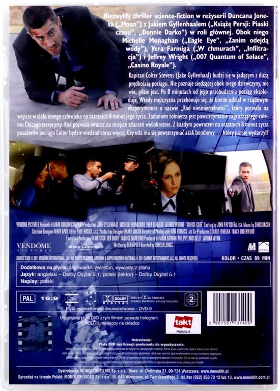 Source Code [DVD] (Dvd), Jake Gyllenhaal | Dvd's | bol