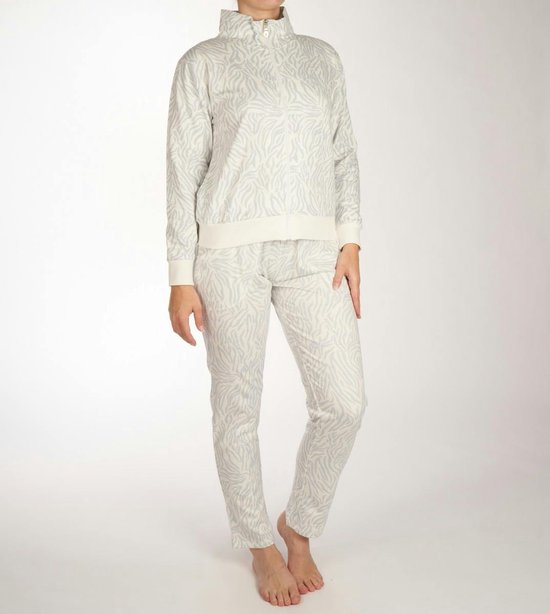 TOM TAILOR French Terry - Dames huispak - Wit / blauw - Maat S | bol