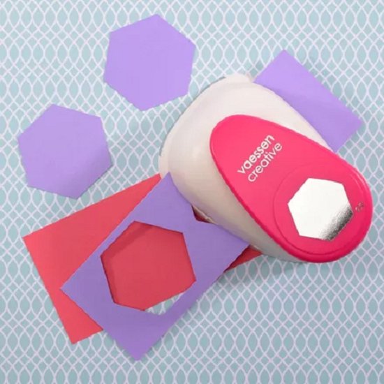 Pons - Hexagon Pons - Jumbo+ Formaat - Papierpons - Kaartenpons ...