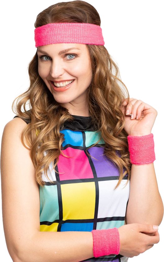 Foute 80s/90s party verkleed set compleet - dames - jaren 80/90 ...