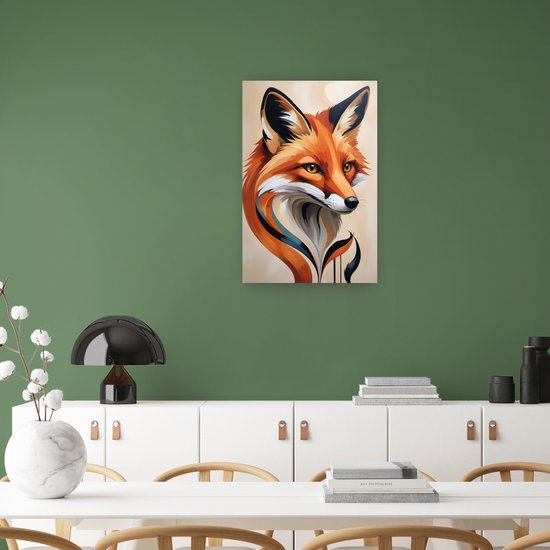 Vos art deco poster - Vos muurdecoratie - Posters art deco ...