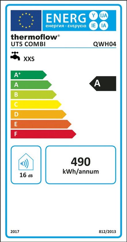 Close in keukenboiler 5 liter - met lage druk kraan - energielabel A ...